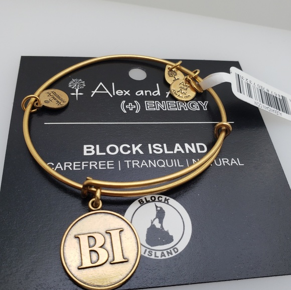 Alex and Ani | Jewelry | Nwt Alex And Ani Block Island Bangle | Poshmark